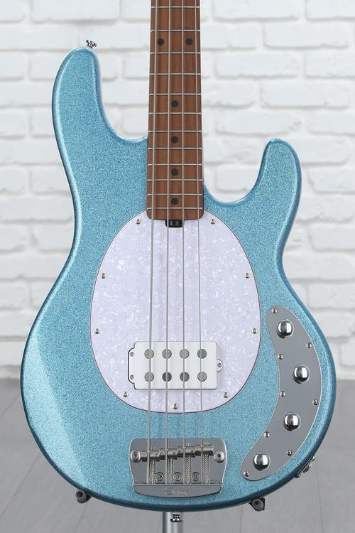 Sterling By Music Man StingRay RAY34 Bass Guitar - Blue Sparkle ...