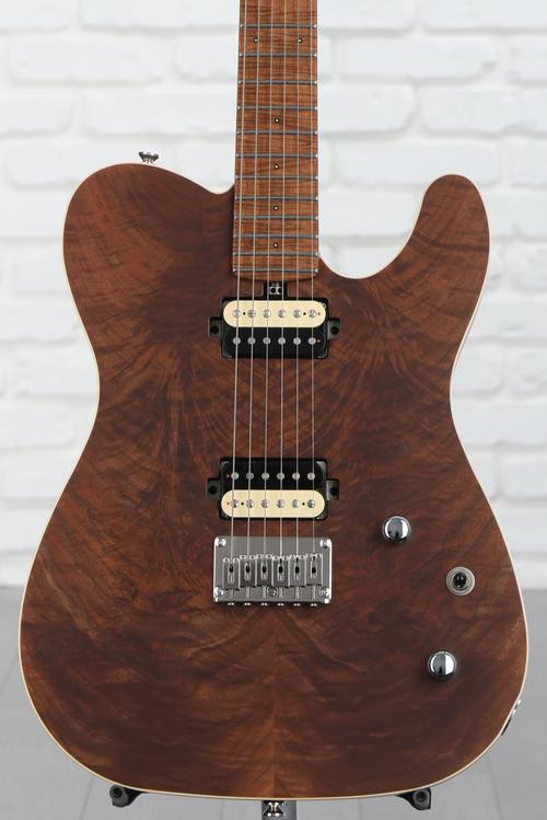 Friedman Vintage-T HH Electric Guitar - Natural with Black Back and ...