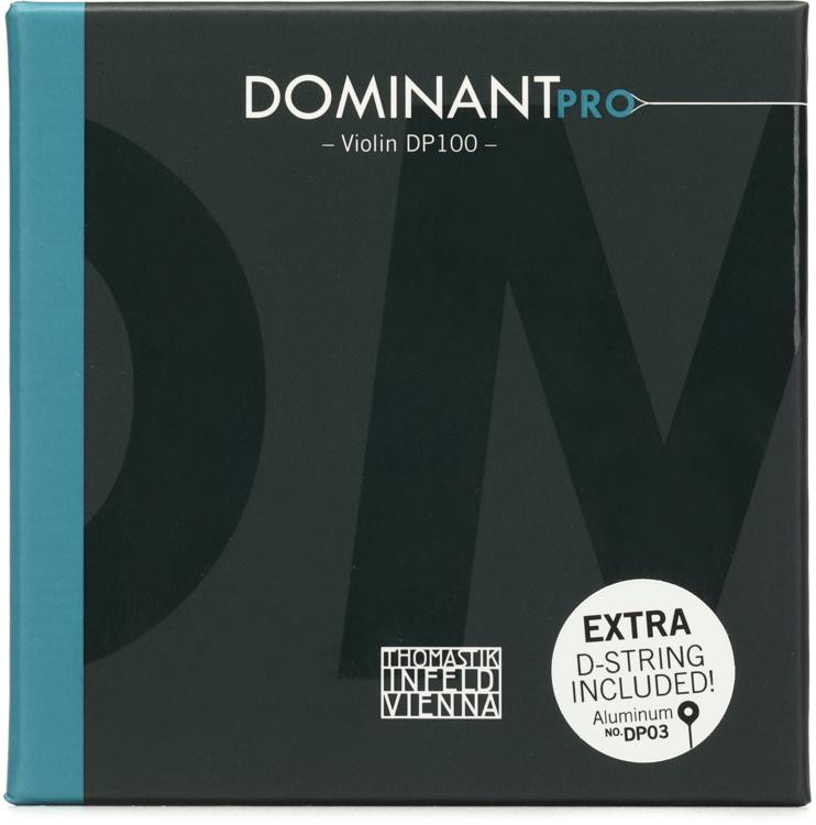 Thomastik-Infeld Dominant Pro Violin Set - 4/4-size, Extra Aluminum-wound D String | Sweetwater