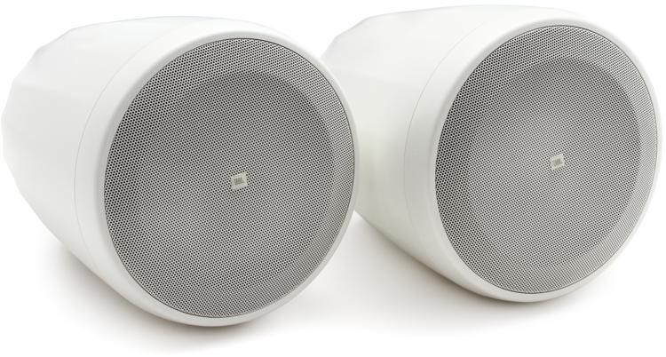 JBL Control 65P/T Compact Pendant Speaker Pair - White | Sweetwater