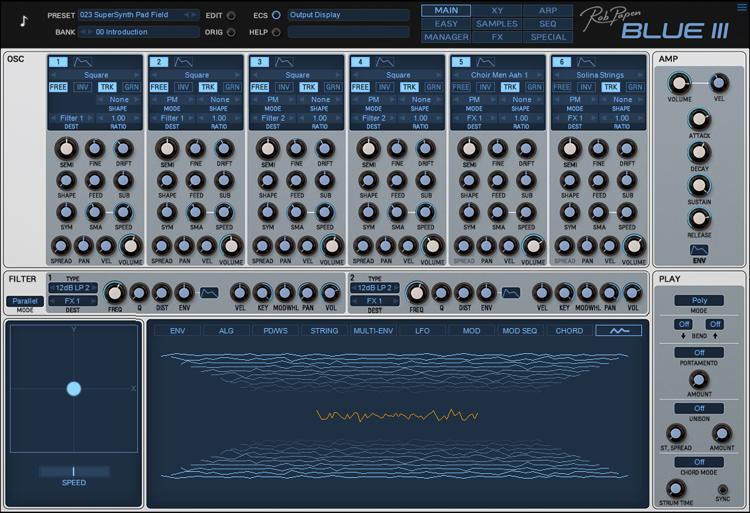Rob Papen Blue III FM Synthesis Plug-in | Sweetwater