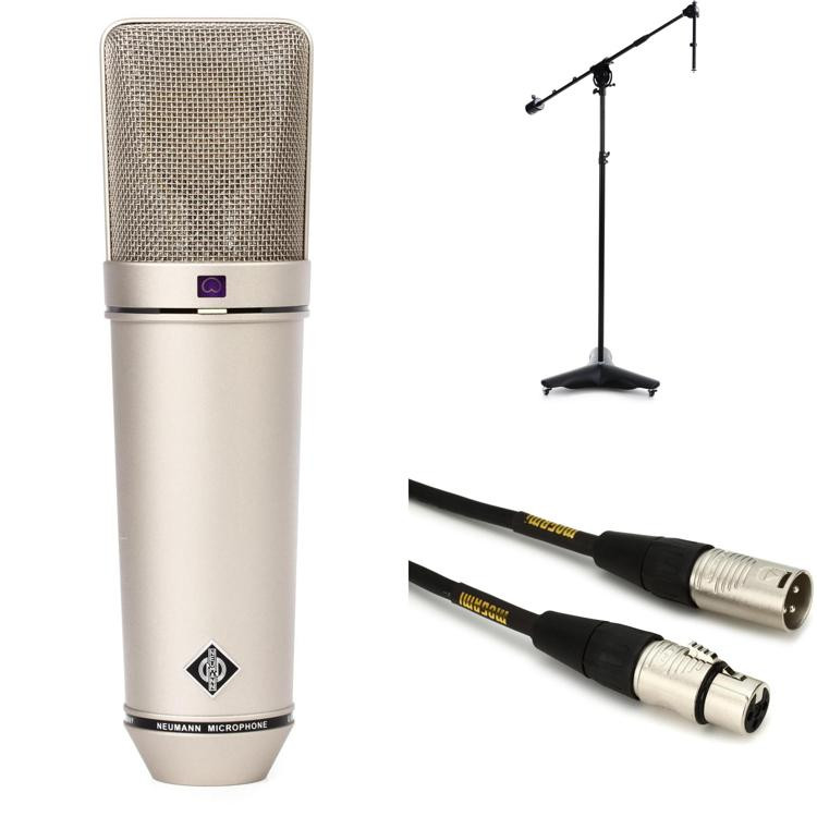 Neumann U67 Collector's Edition Large-diaphragm Tube Condenser Microphone Bundle with Stand and ...