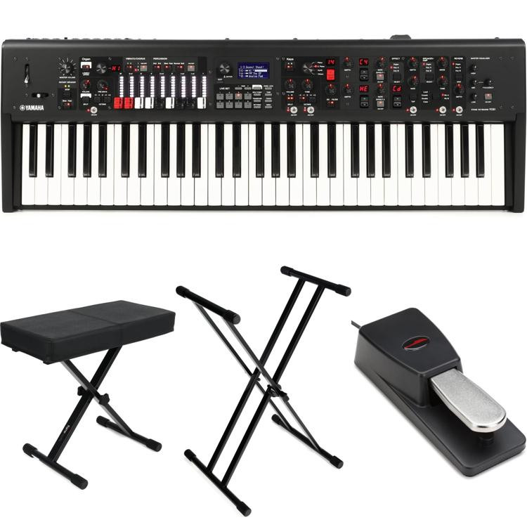 Yamaha YC61 61-key Stage Keyboard Essentials Bundle | Sweetwater