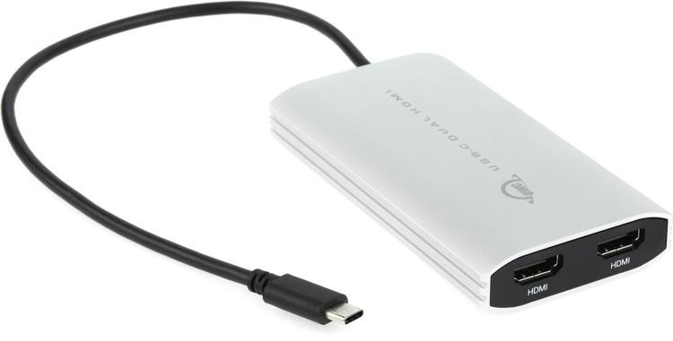 OWC USB-C Dual HDMI 4K Display Adapter with DisplayLink | Sweetwater