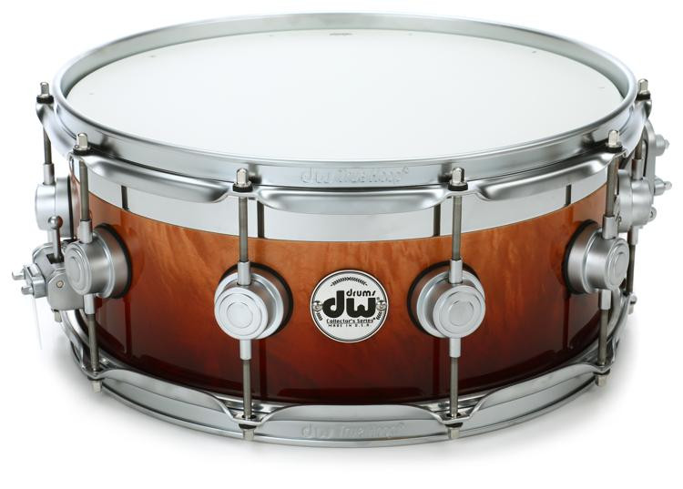 DW Collector's Series Exotic Top Edge Snare Drum - 6 x 14 inch ...