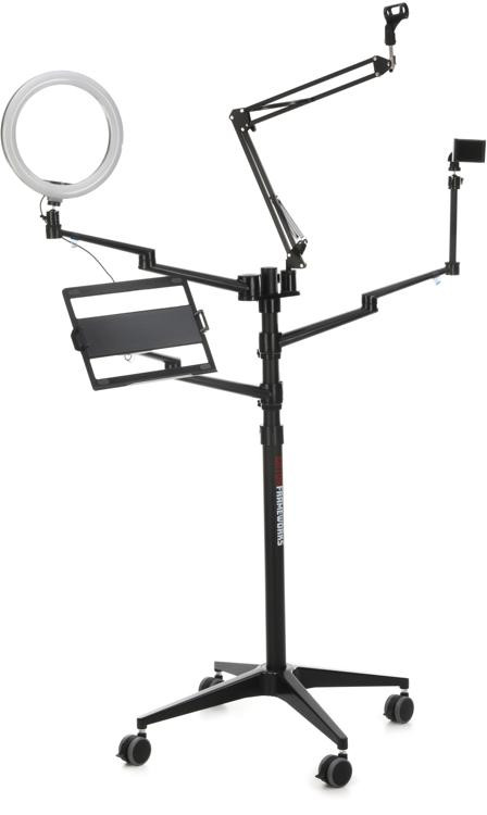 Gator Frameworks Wheeled Stand for Streamers and Content Creators ...