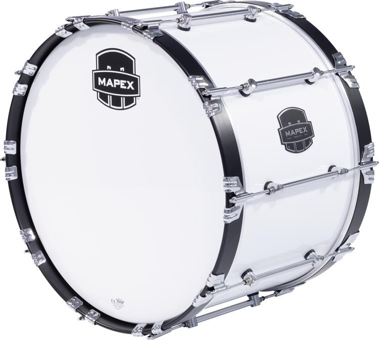 Mapex Quantum Mark II Marching Bass Drum - 14 inches x 22 inches, Gloss ...