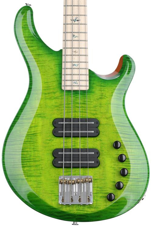 PRS Grainger 4-String Bass 10-Top Guitar - Eriza Verde Wrap with Maple ...
