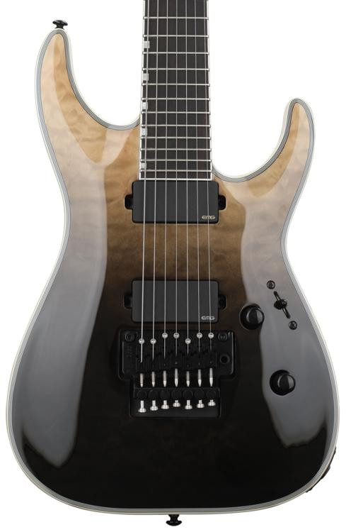 ESP LTD MH-1007 - See-Thru Black Fade | Sweetwater