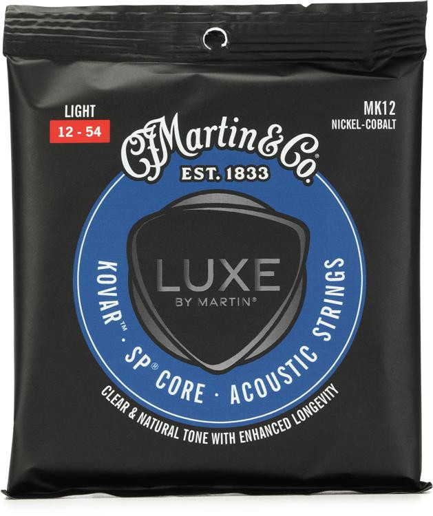 Martin MK12 Luxe Kovar Acoustic Guitar Strings - .012-.054 Light ...