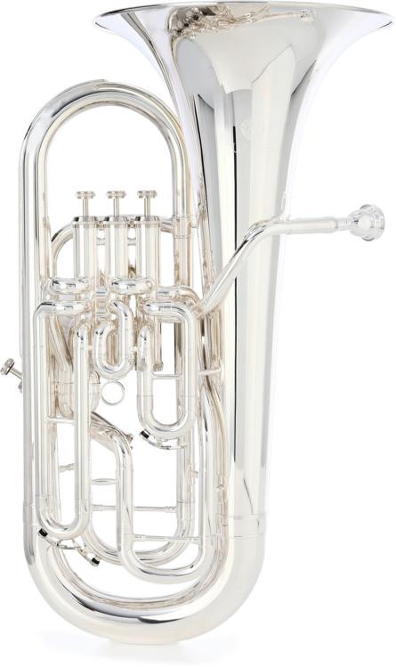 Jupiter JEP1120S 3+1 Valve Professional Compensating Euphonium - Silver ...