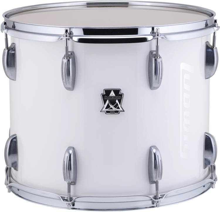 Ludwig Ultimate Marching Traditional Leg Tenor - 15-inch x 12-inch, White | Sweetwater