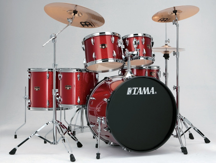 Tama 2016 Imperialstar Complete Drum Set - 6-piece - Candy Apple Mist ...
