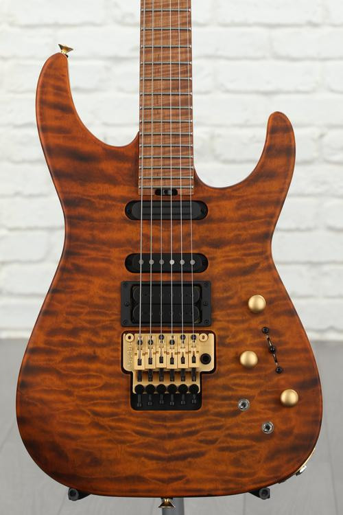Jackson USA Signature Phil Collen PC1 - Satin Trans Amber | Sweetwater