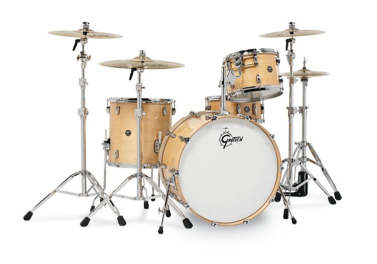 Gretsch Drums Renown 4-piece Rock Shell Pack w/24" Kick and Snare Drum ...