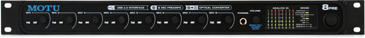 MOTU 8pre 16x12 USB Audio Interface Reviews | Sweetwater