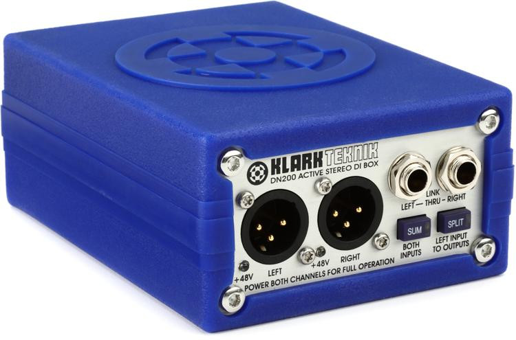 Klark Teknik DN200 Active Stereo DI Box | Sweetwater