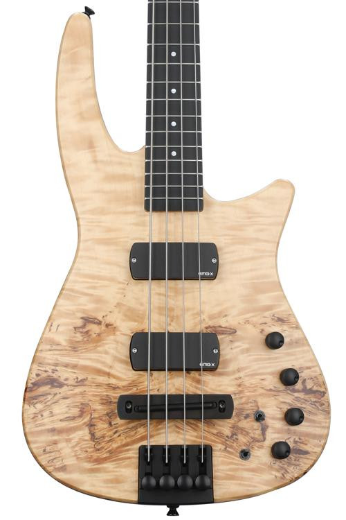 NS Design CR4 Radius Bass Guitar - Poplar Burl - Sweetwater USA Exclusive