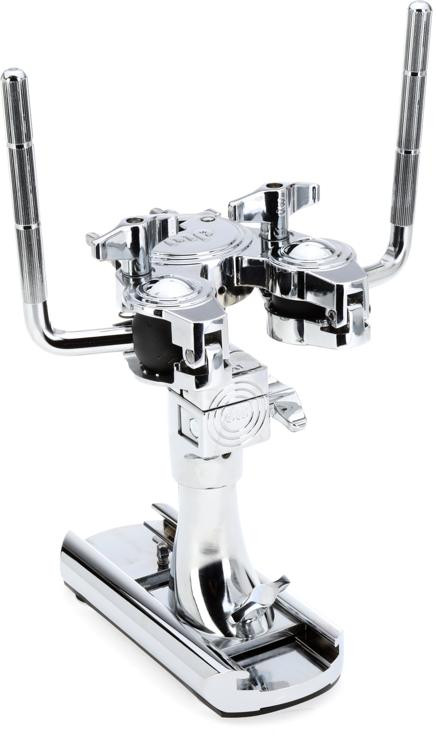 DW Bass Drum Double Tom Mount - Chrome | Sweetwater