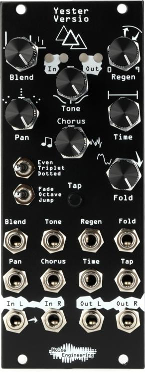 Noise Engineering Yester Versio Delay and Pitch-shifting Distortion Eurorack Module - Black ...