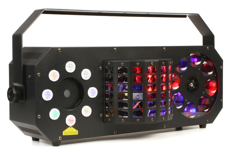 ADJ Boom Box FX2 4-in-1 Dome, Gobo Moonflower, Wash, Laser | Sweetwater