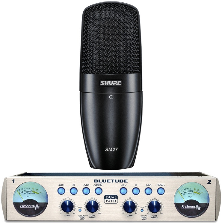 Shure SM27 Mic/Preamp Bundle - SM27 & Blue Tube DP Bundle | Sweetwater