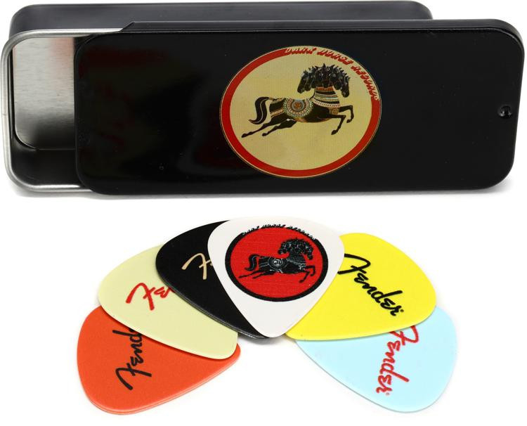 Fender George Harrison Dark Horse Guitar Pick Tin - Medium | Sweetwater
