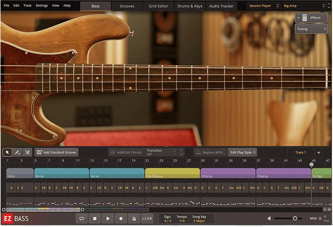 Toontrack Session Player EBX EZbass Expansion | Sweetwater