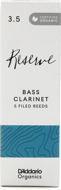 D'Addario Organics Reserve Bass Clarinet Reeds - 3.5 (5-pack) | Sweetwater