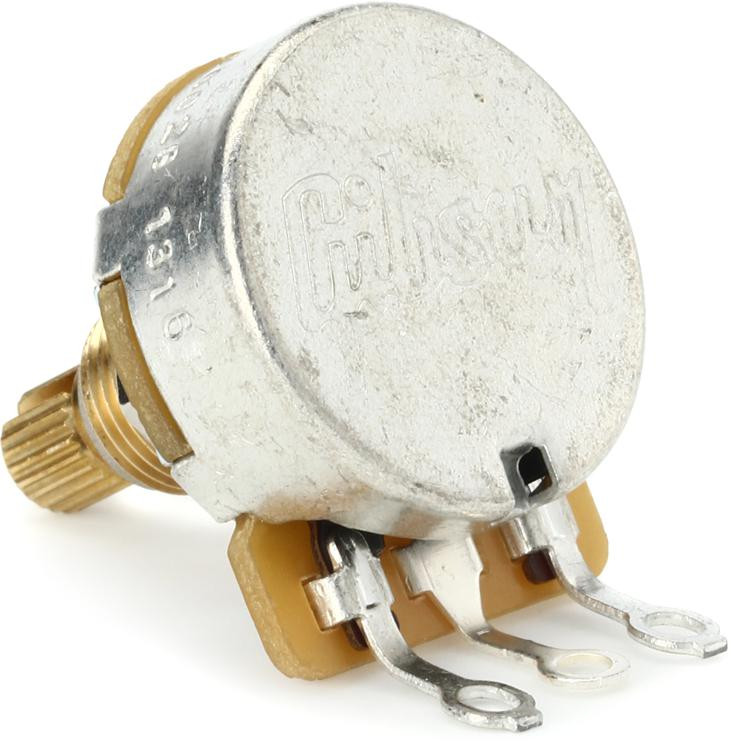 Gibson Accessories 300k ohm Linear Taper Potentiometer - Short Shaft ...
