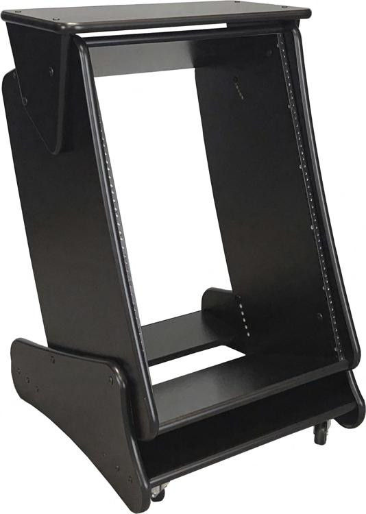 RAB Audio ProRak 16U Rack with Six Adjustable Angles, Top Shelf, and ...