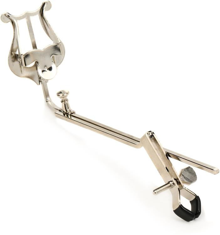 Band Stand GTTR9513N Flute 2 Piece Clamp On Lyre - Nickel | Sweetwater