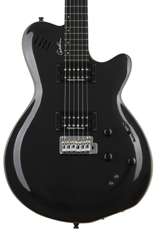 Godin LGXT Electric Guitar - Black Pearl | Sweetwater
