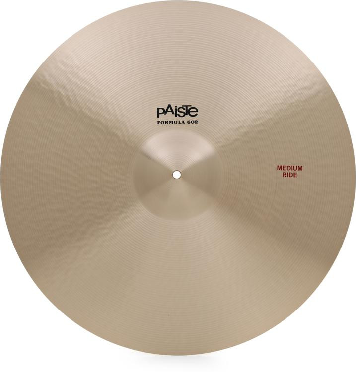 Paiste 24 inch Formula 602 Medium Ride Cymbal | Sweetwater