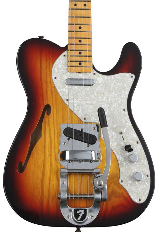 Fender Custom Shop '68 Telecaster Thinline Journeyman Relic - 3-color ...