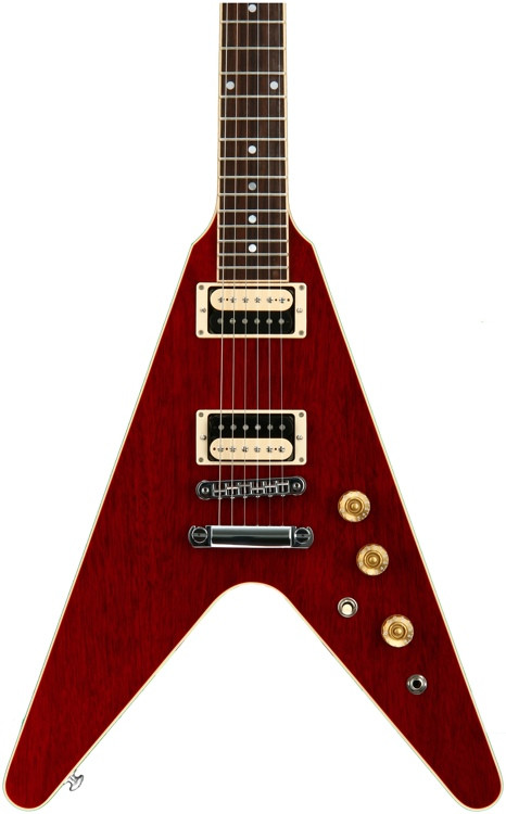 Gibson Flying V 2016, High Performance - Wine Red, Chrome Hardware ...