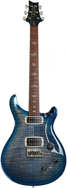 PRS 408 Figured Maple 10-Top with Rosewood Fretboard - Faded Blue Burst ...