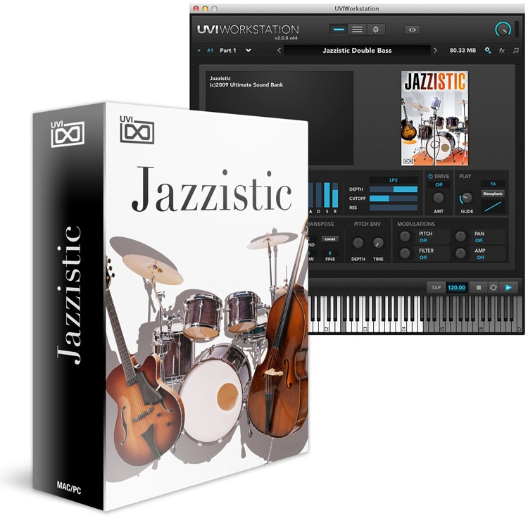 UVI Jazzistic Jazz Production Software Instrument | Sweetwater