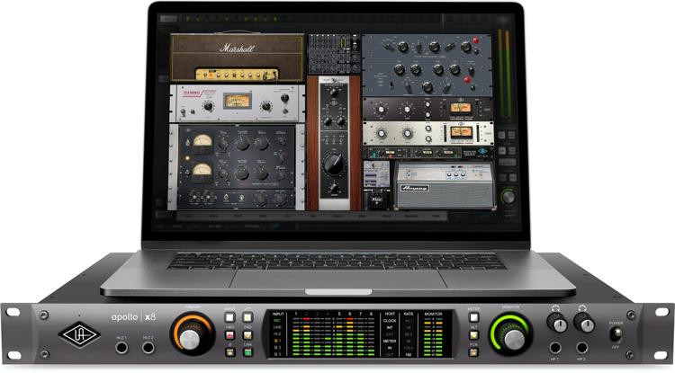 Universal Audio Apollo x8 18x24 Thunderbolt 3 Audio Interface with UAD ...