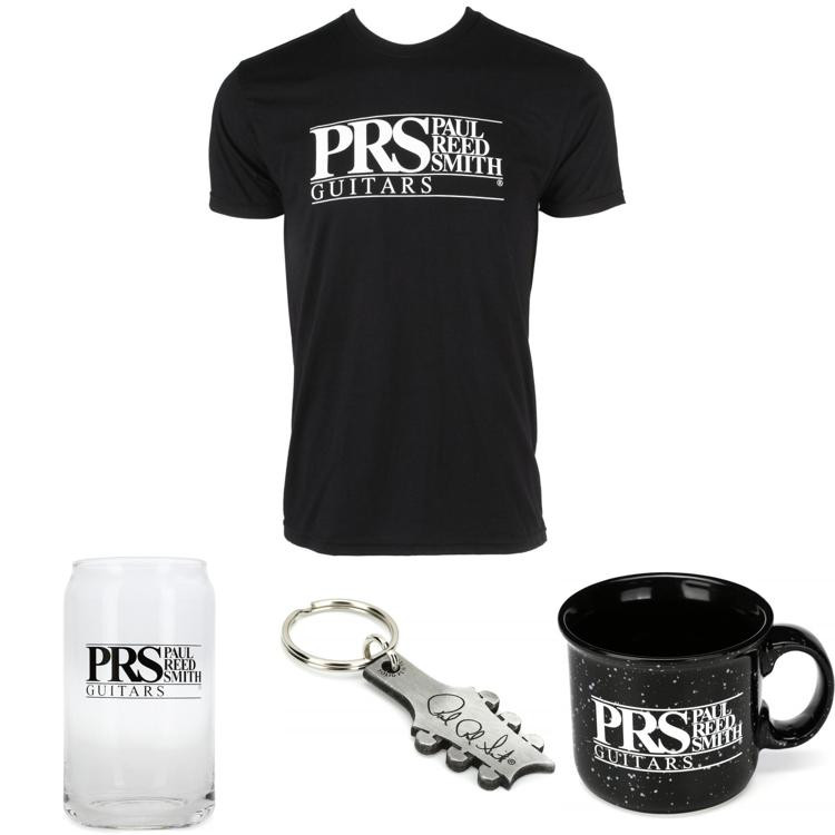 PRS Block Logo T-shirt Gift Bundle - Large | Sweetwater