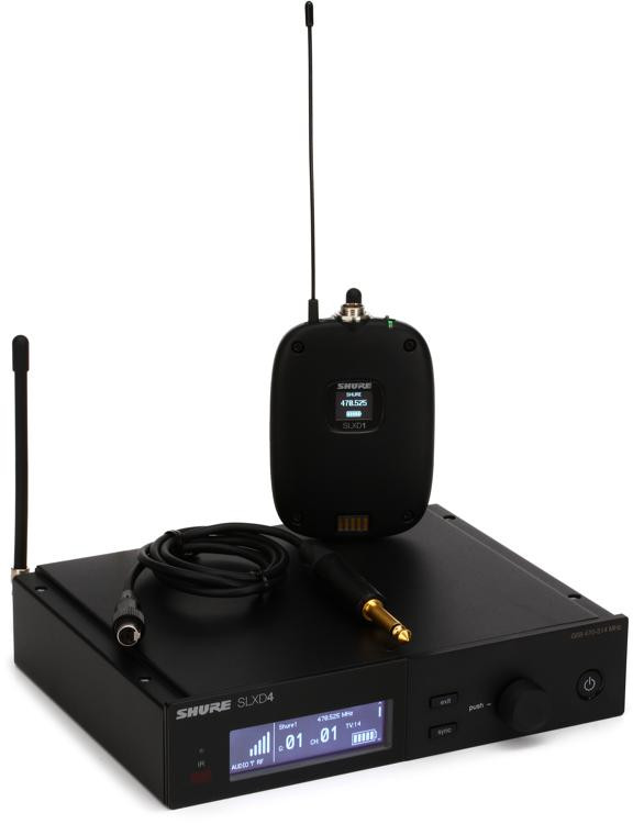 Shure SLXD14 Wireless Guitar System - G58 Band | Sweetwater