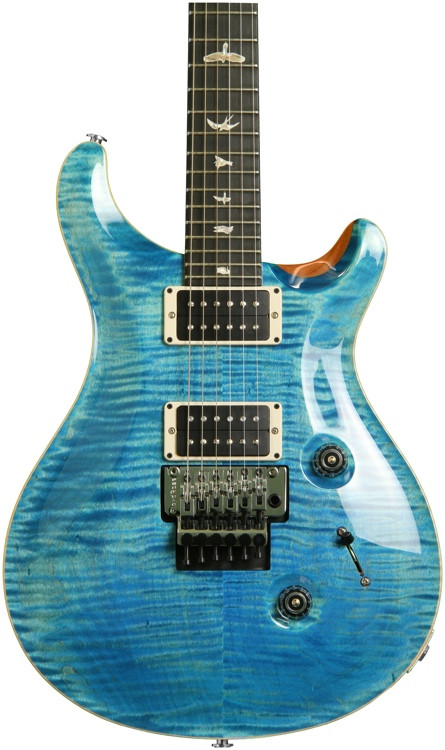 PRS Floyd Custom 24 - Aquableux, Figured Top | Sweetwater