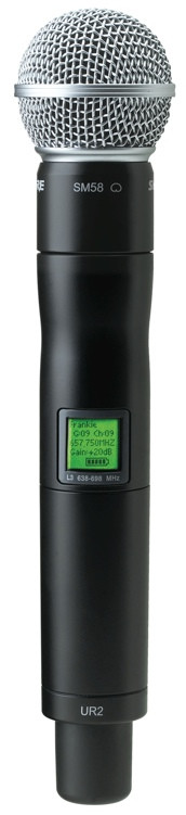 Shure UR2/SM58 - G1 Band, 470 - 530 MHz | Sweetwater