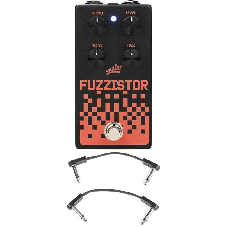 Aguilar Fuzzistor V2 Bass Fuzz Pedal with 3 Patch Cables | Sweetwater