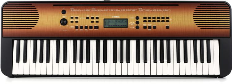 Yamaha PSR-E360 61-key Portable Arranger - Maple Wood Grain | Sweetwater