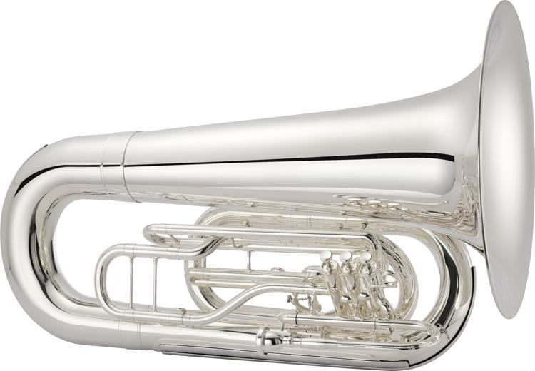 Jupiter JTU1101MS Quantum MK II Professional Marching Tuba - Silver ...
