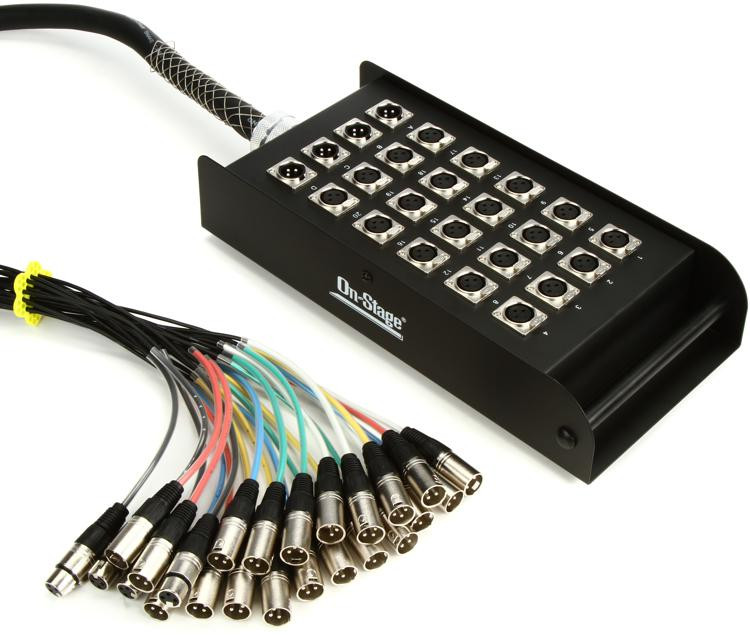 On-Stage SNK20450V2 20 x 4 Stage Snake - 50 foot | Sweetwater