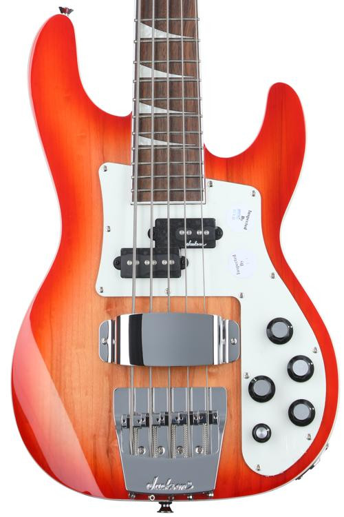 Jackson X Series Concert Bass CBXNT DX V Bass Guitar - Fireburst ...