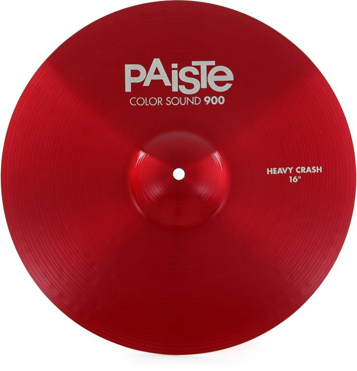 Paiste 16 inch Color Sound 900 Red Heavy Crash Cymbal | Sweetwater