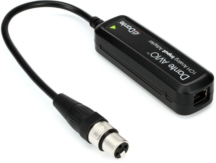 Audinate AVIO Dante 1 Channel Analog Input Adapter | Sweetwater